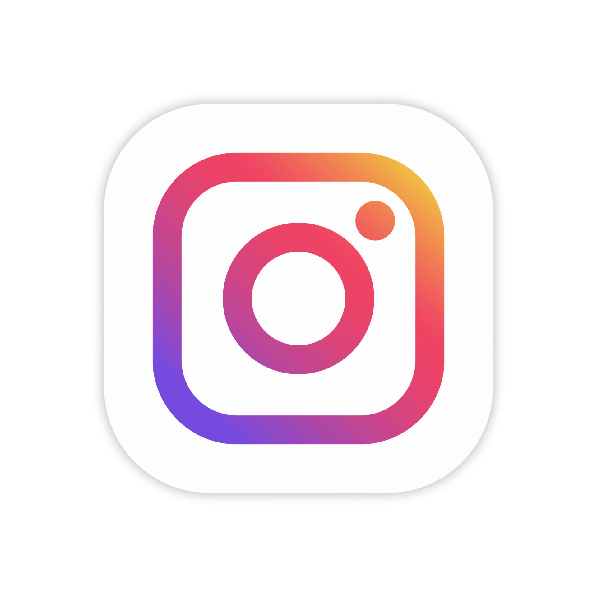 instagram-app-icon-on-white-background-isolated-social-media-button ...